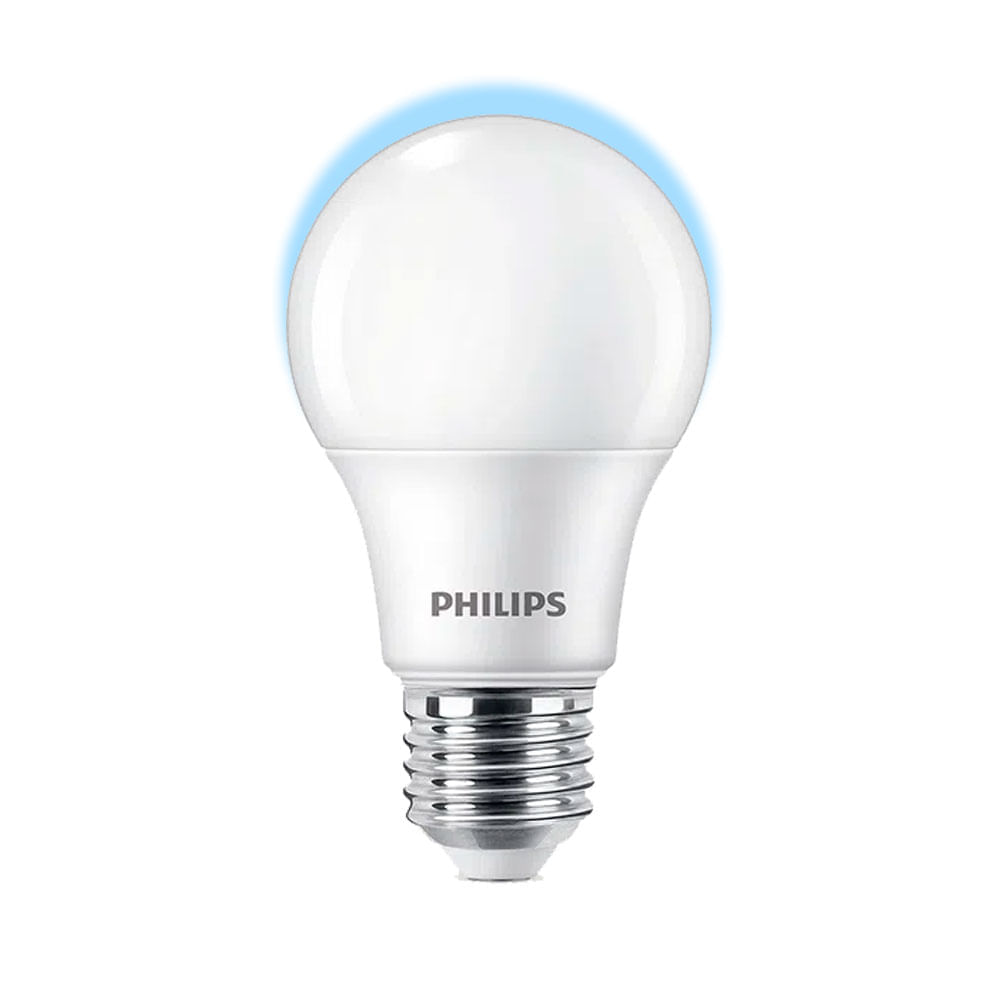 Lâmpada Led Philips bulbo A60 bivolt base E27 Branca Fria - 9W